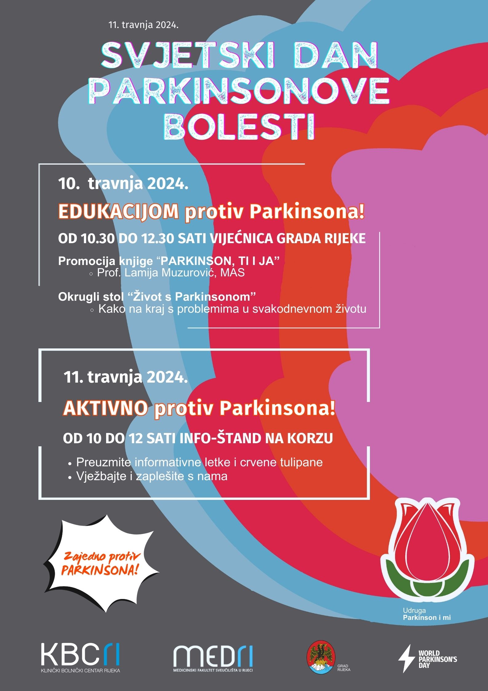 Obilježavanje Dana Parkinsonove bolesti 11.04.2024. - Udruga Parkinson i mi